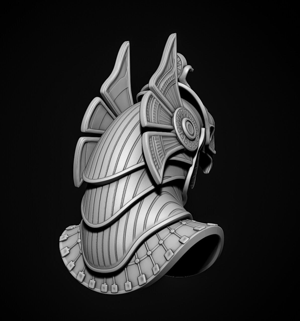 ArtStation - Horus Helmet - 3D printing | Resources