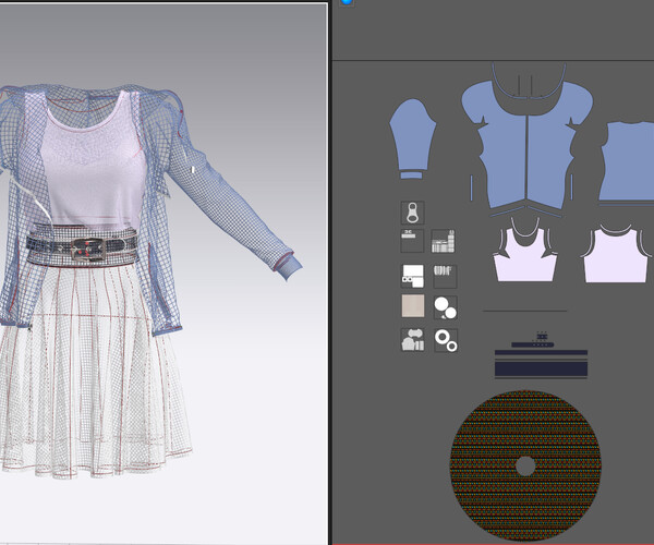 ArtStation - Set of two outfits | Game Assets