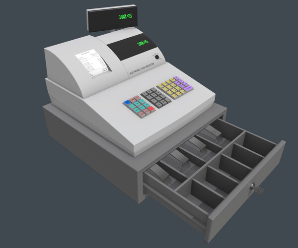 ArtStation - Cash Register | Game Assets