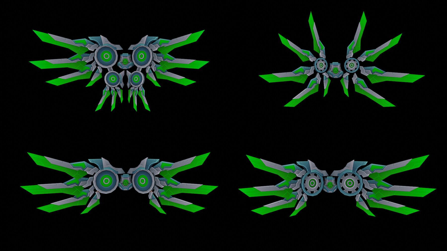 ArtStation - Mecha Wings - Icarus Project | Game Assets