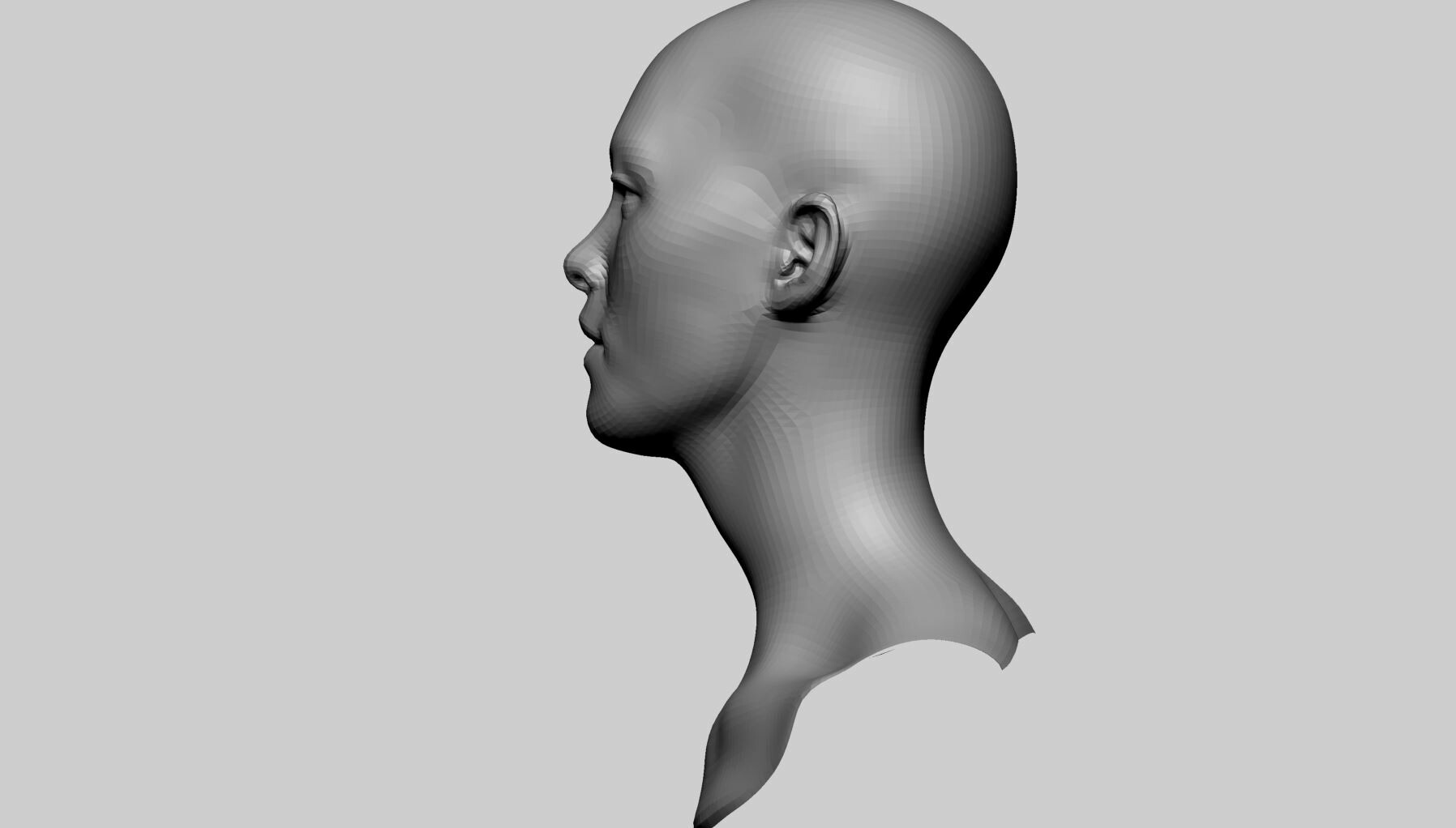 ArtStation - Female Head Basemesh 02 | Resources