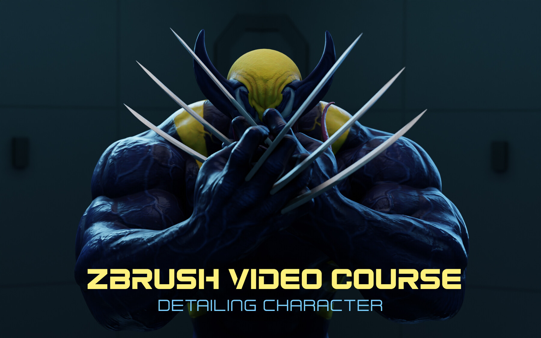 Vladimir Andreevsky - Master ZBrush Character Detailing: Venom Symbiote Video Course