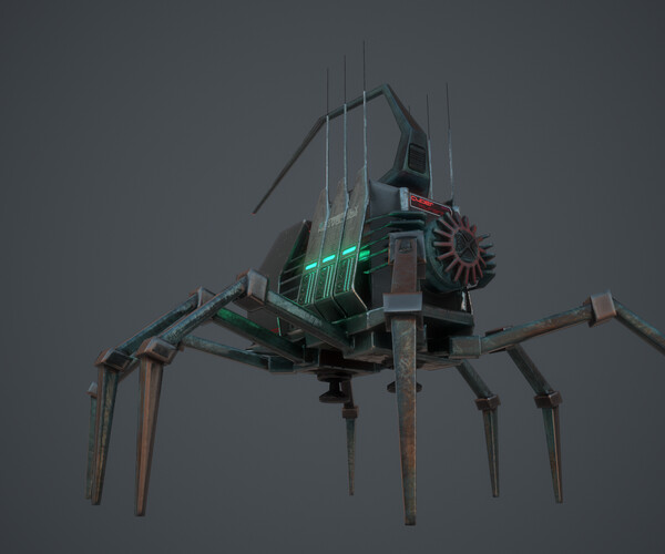 ArtStation - SPIDER-BOT | Game Assets