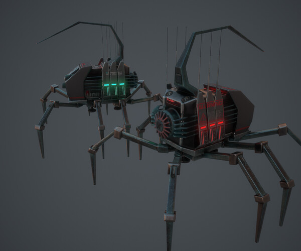 ArtStation - SPIDER-BOT | Game Assets