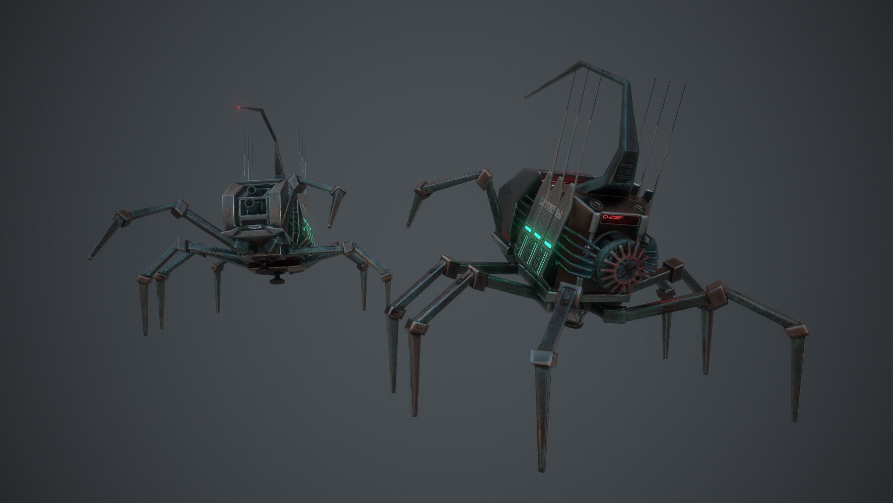 ArtStation - SPIDER-BOT | Game Assets