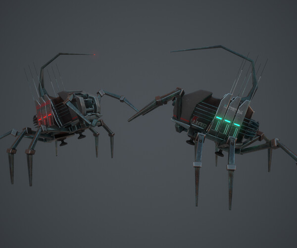 ArtStation - SPIDER-BOT | Game Assets