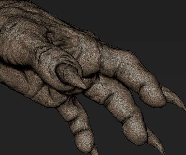 ArtStation - Creature Hand 1 | Resources