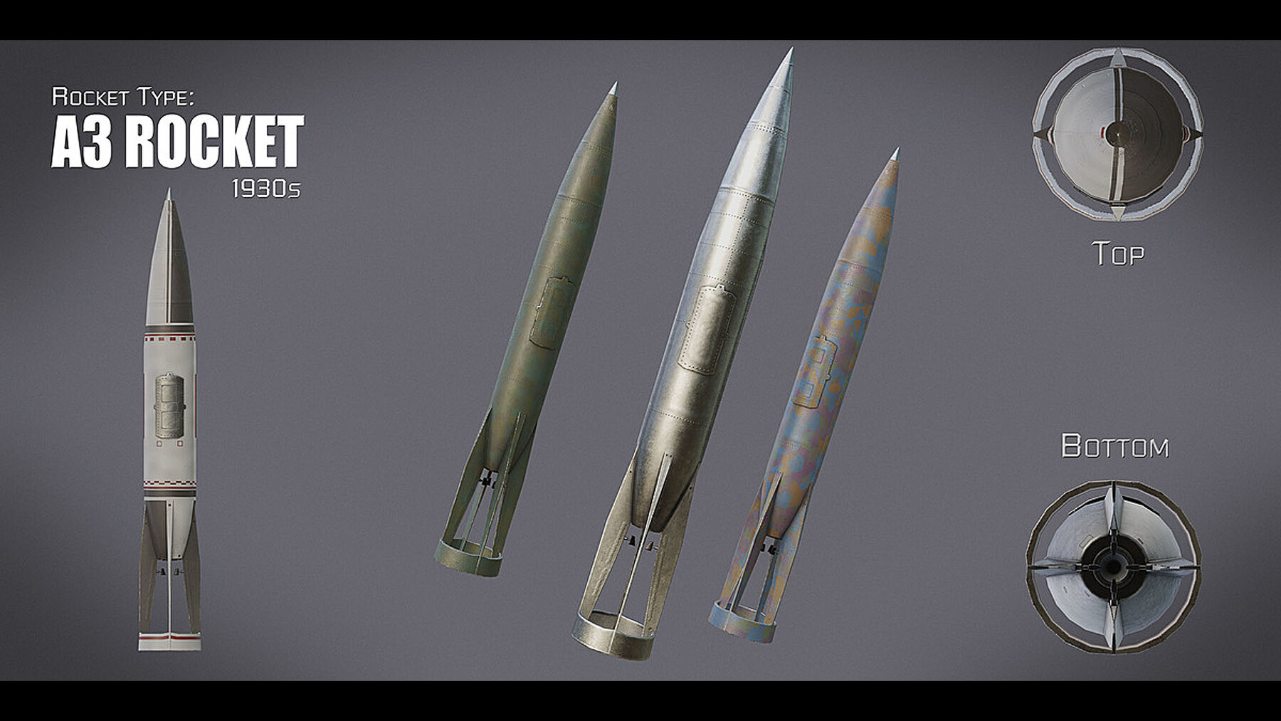 ArtStation - Space Age Invasion: Massive Modular Rocket Pack | Game Assets