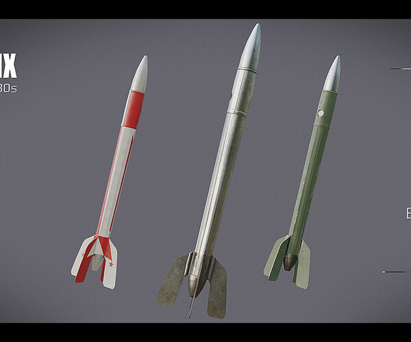 ArtStation - Space Age Invasion: Massive Modular Rocket Pack | Game Assets