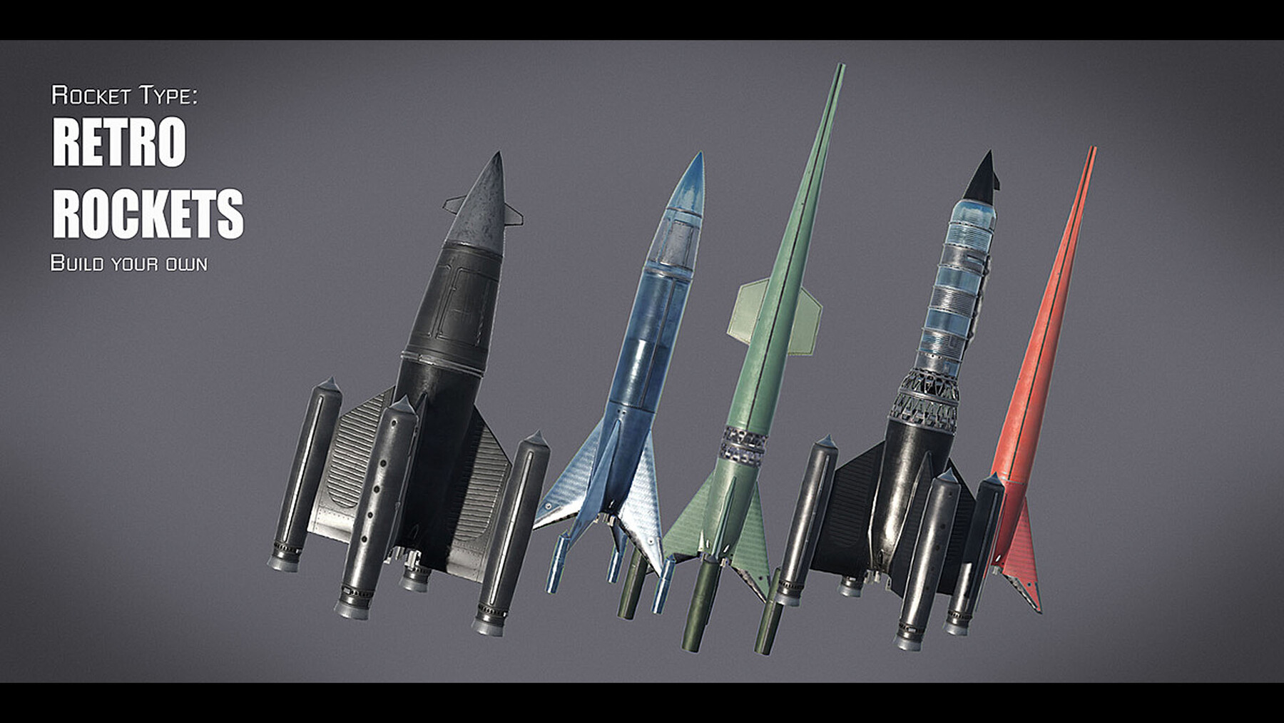 ArtStation - Space Age Invasion: Massive Modular Rocket Pack | Game Assets