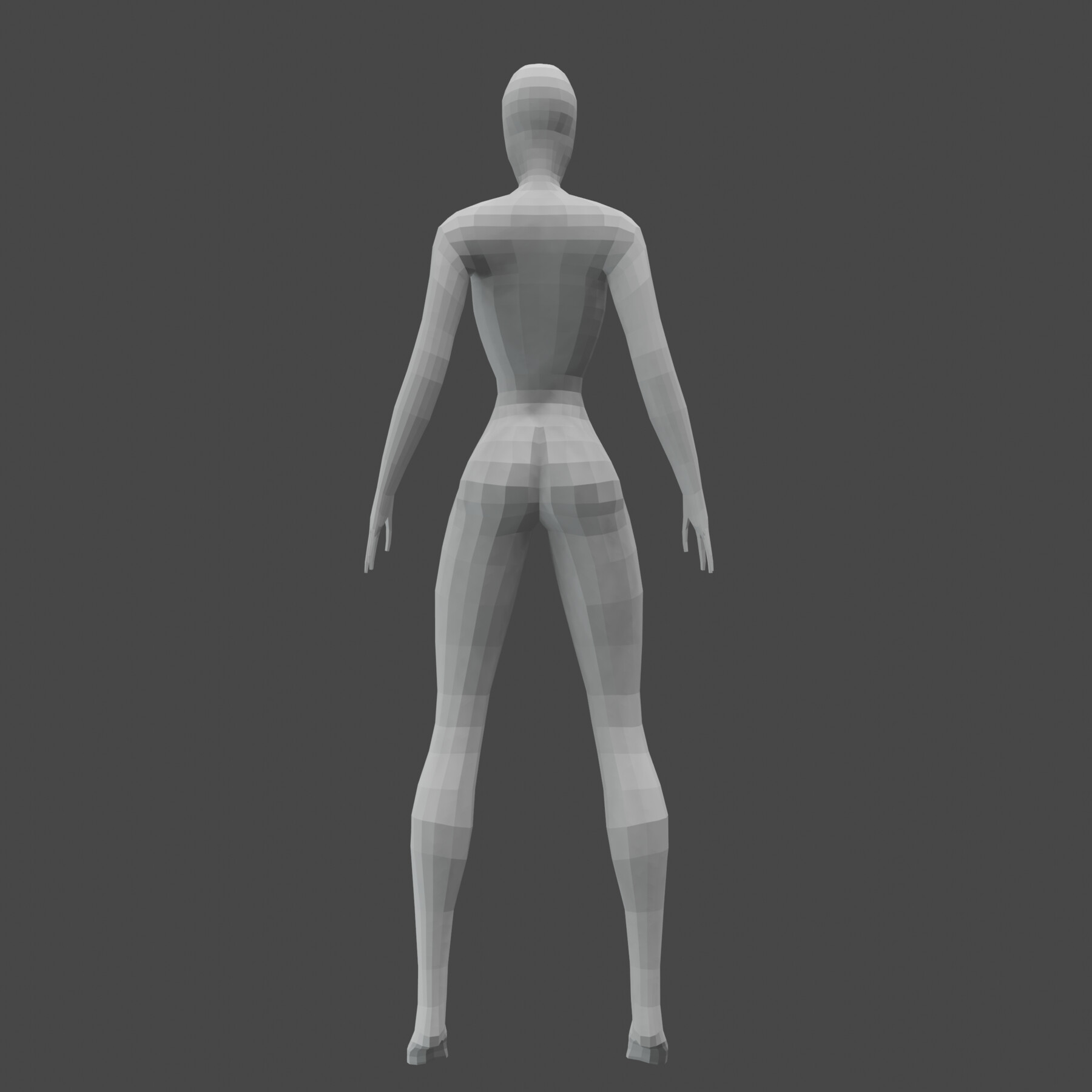 ArtStation - Girl low-Poly 3D Model | Resources