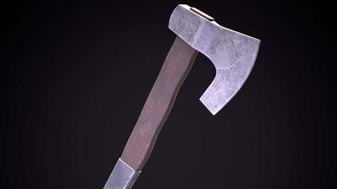 ArtStation - Hand axe | Game Assets