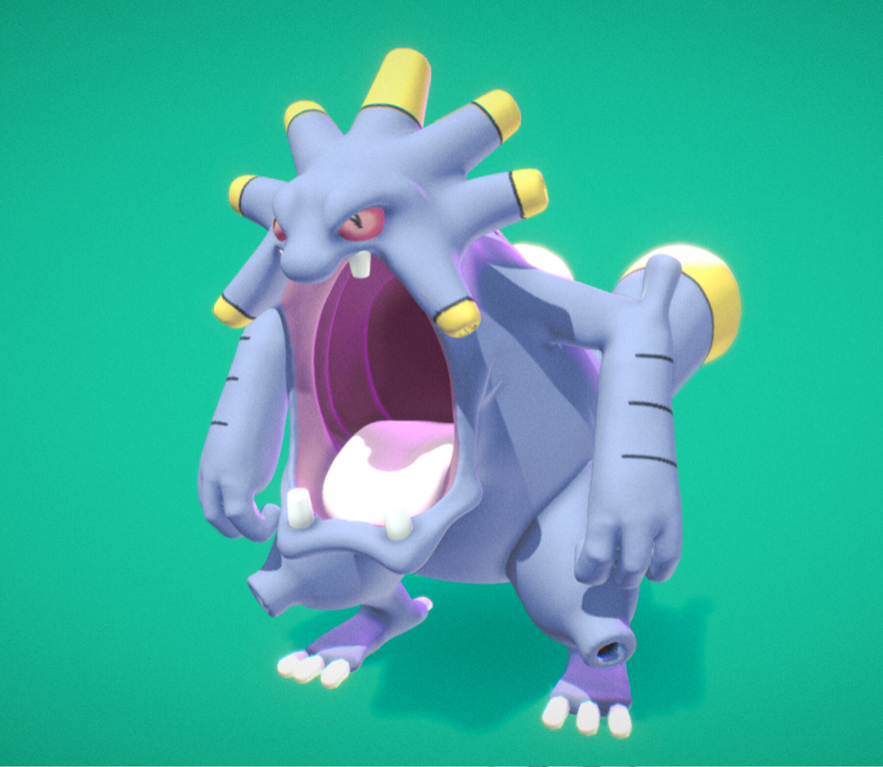 ArtStation - 3D Model Exploud Pokemon | Resources