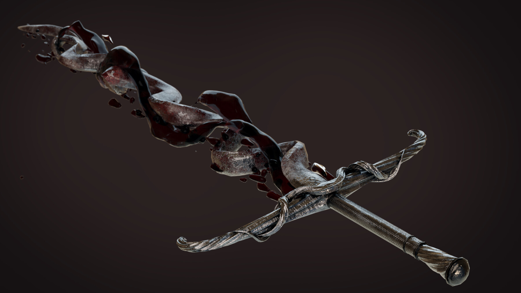 ArtStation - Ancient Bloody Sword 3d model | Game Assets