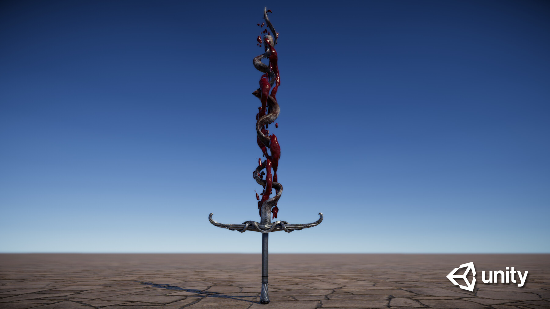 ArtStation - Ancient Bloody Sword 3d model | Game Assets