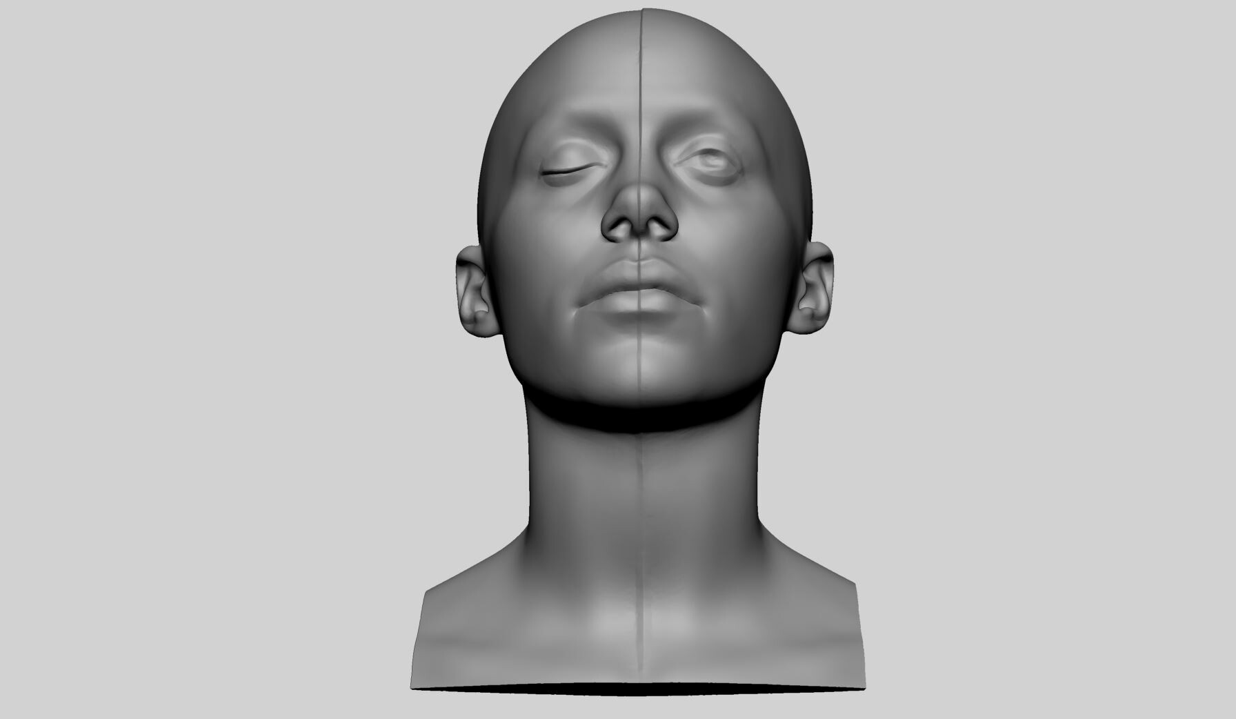 ArtStation - Female Head Printable | Resources