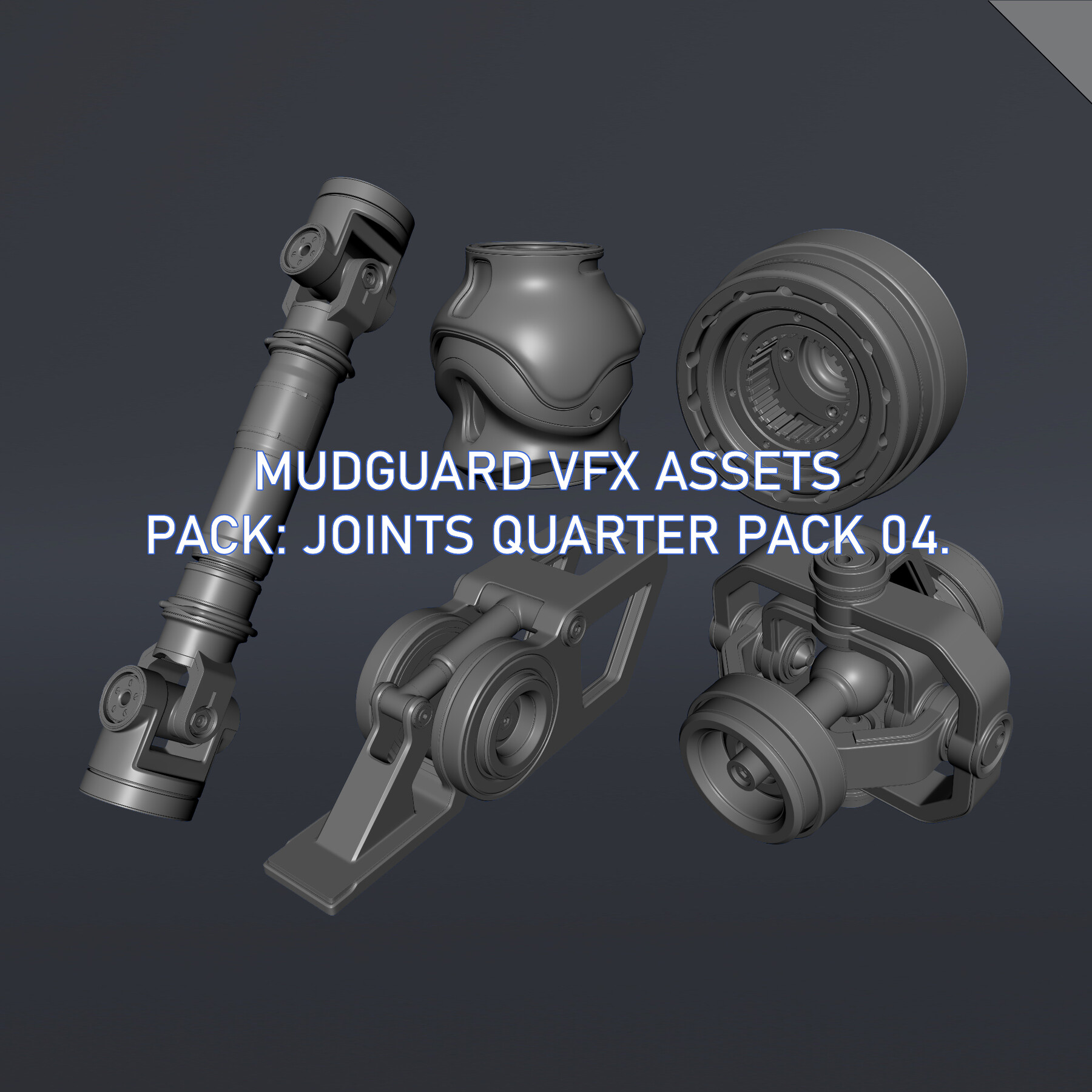Mudguard Models - PACK: JOINTS QUARTER PACK 04