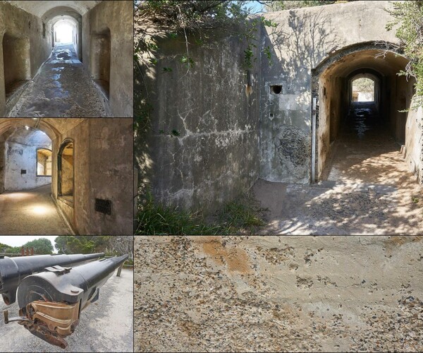 ArtStation - 420 photos of Deserted Military Fort | Resources