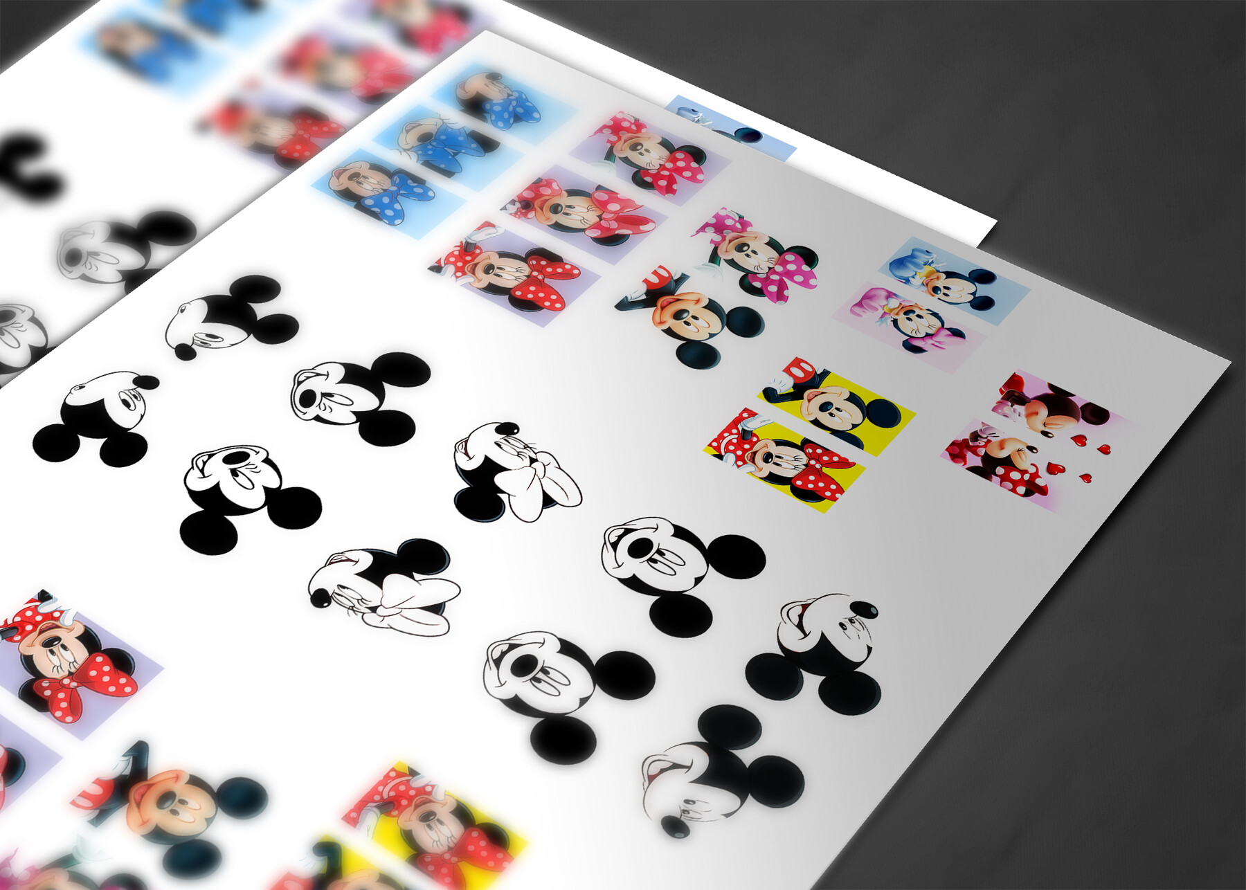 ArtStation - pack 3 stickers and decals +500 | Game Assets