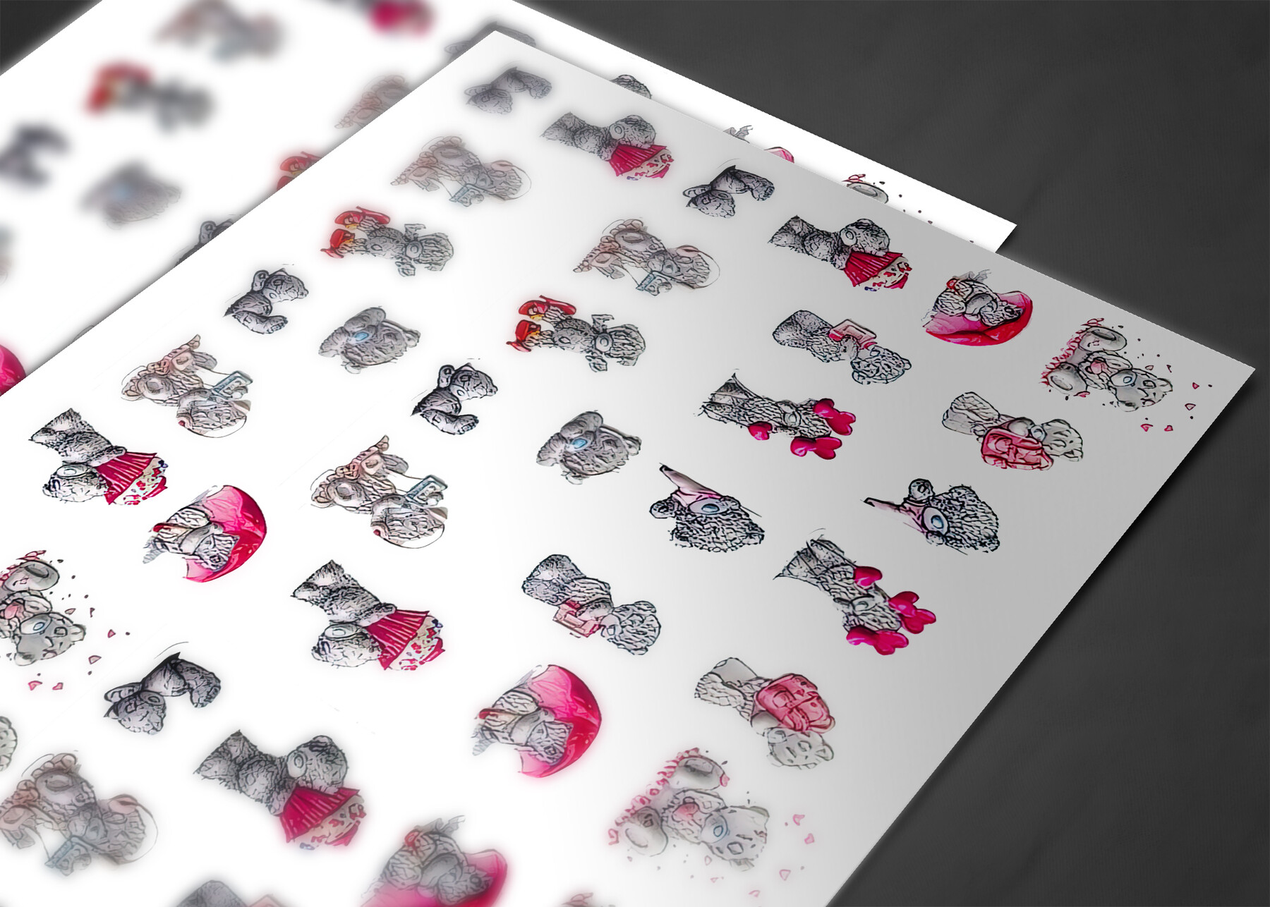 ArtStation - pack 3 stickers and decals +500 | Game Assets