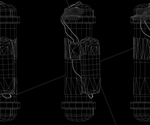 ArtStation - IED Pipe Bomb - Game Ready Asset | Game Assets