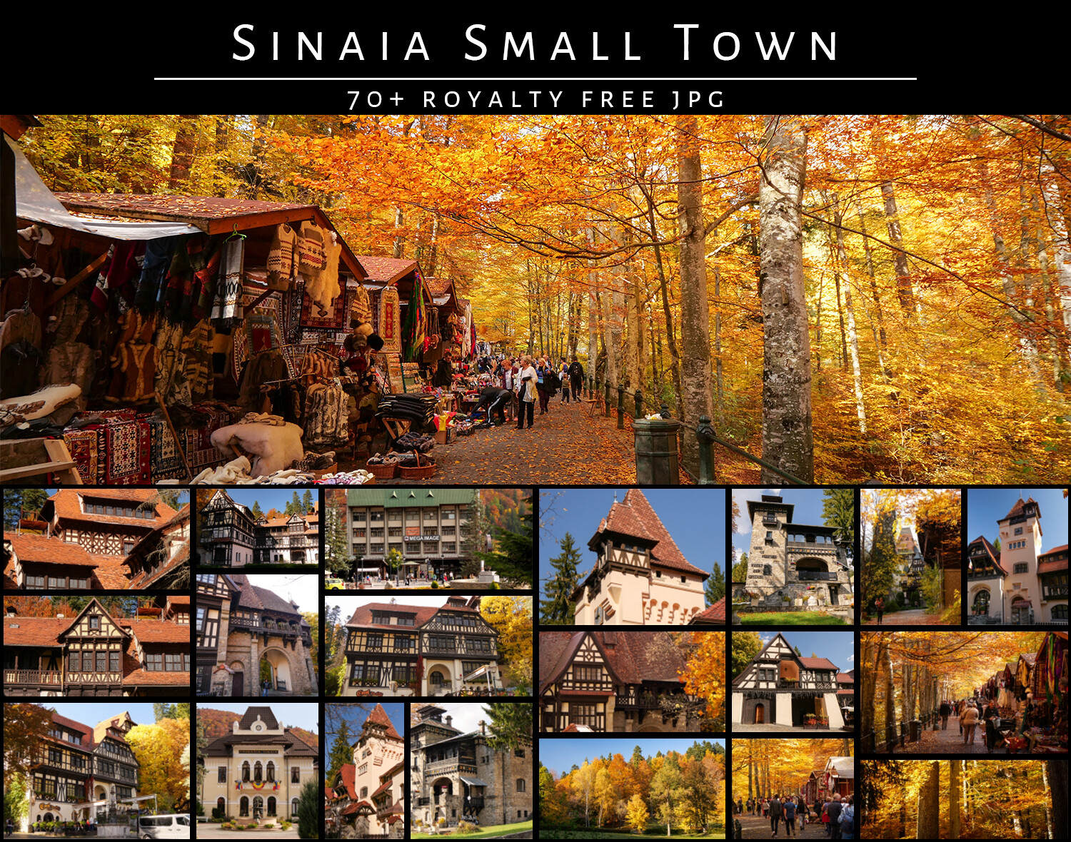 ArtStation - Sinaia Small Town | Resources