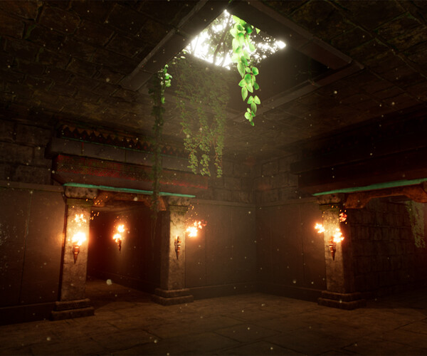 ArtStation - Aztec Temple Modular | Game Assets