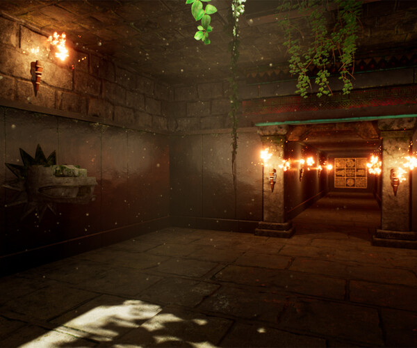 ArtStation - Aztec Temple Modular | Game Assets