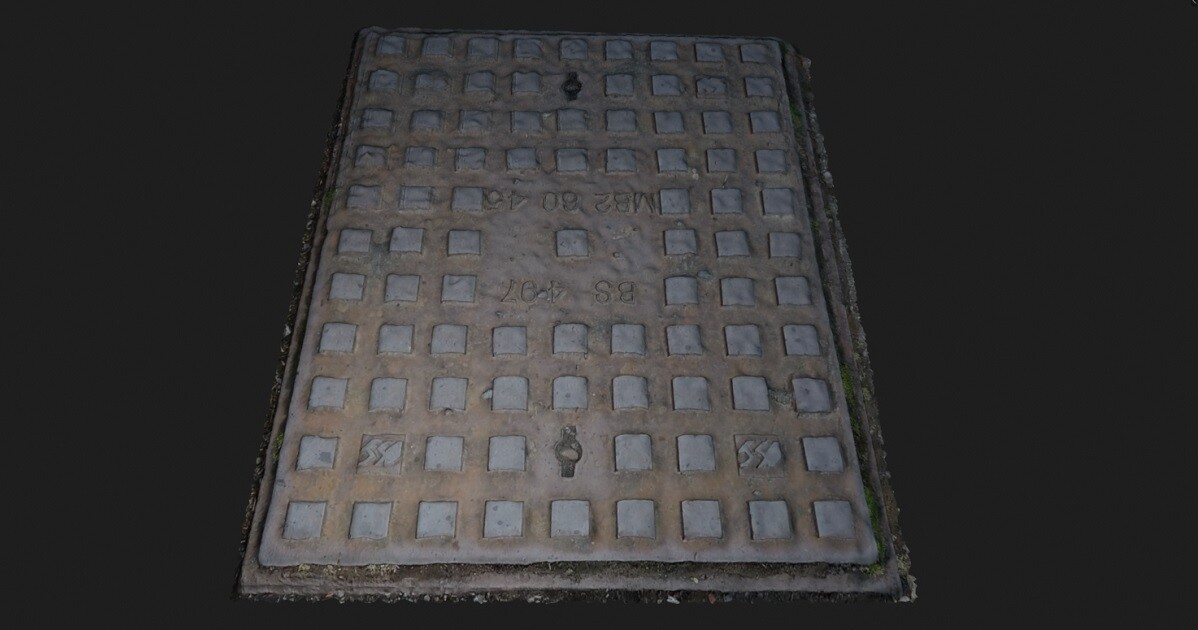 ArtStation - Manhole | Game Assets