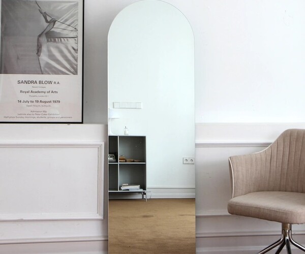 ArtStation - No frame arched full body mirror | Resources