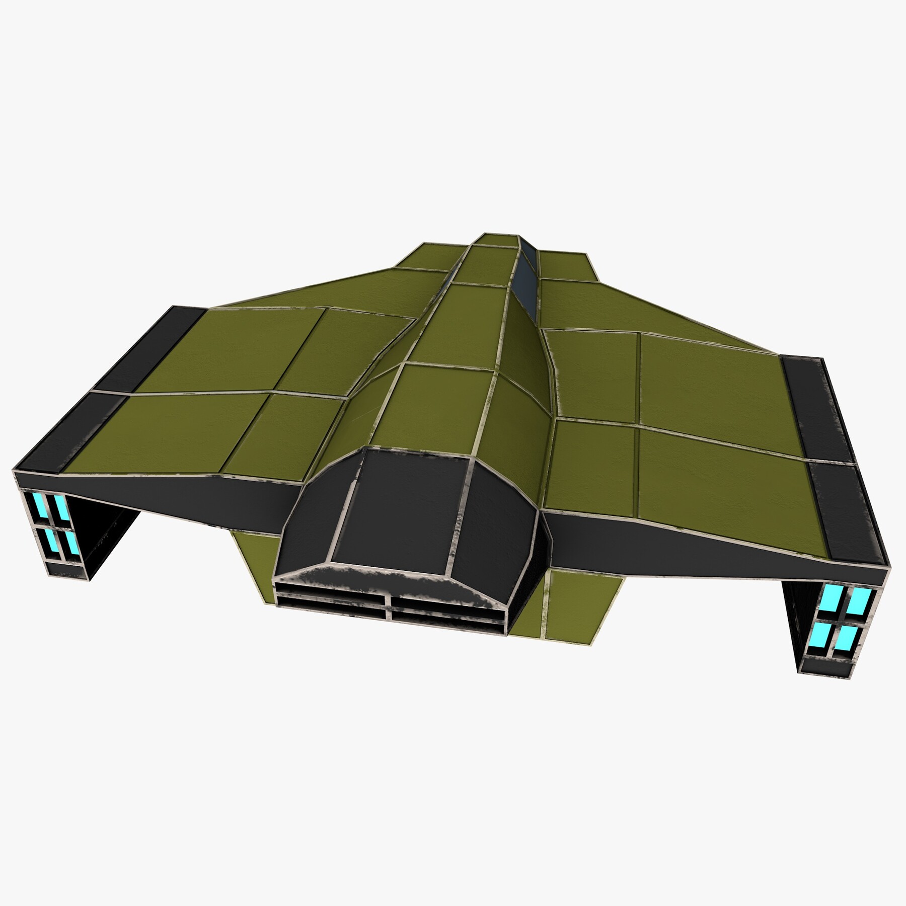 ArtStation - cargo space ship 2 | Game Assets