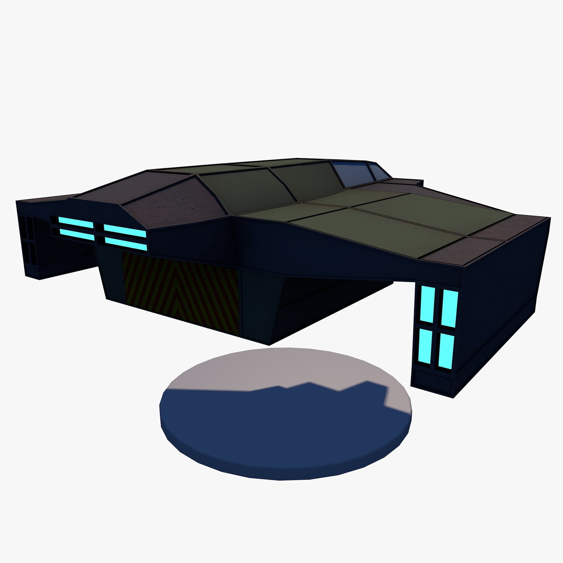 ArtStation - cargo space ship 3 | Game Assets