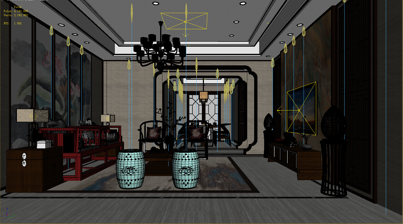ArtStation - Stylish avant-garde living room design 86 | Resources