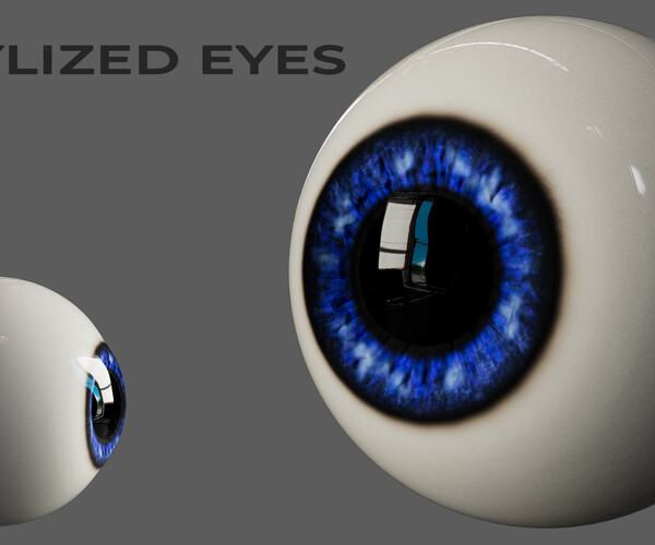 ArtStation - Stylized Cartoon Eyeball | Game Assets