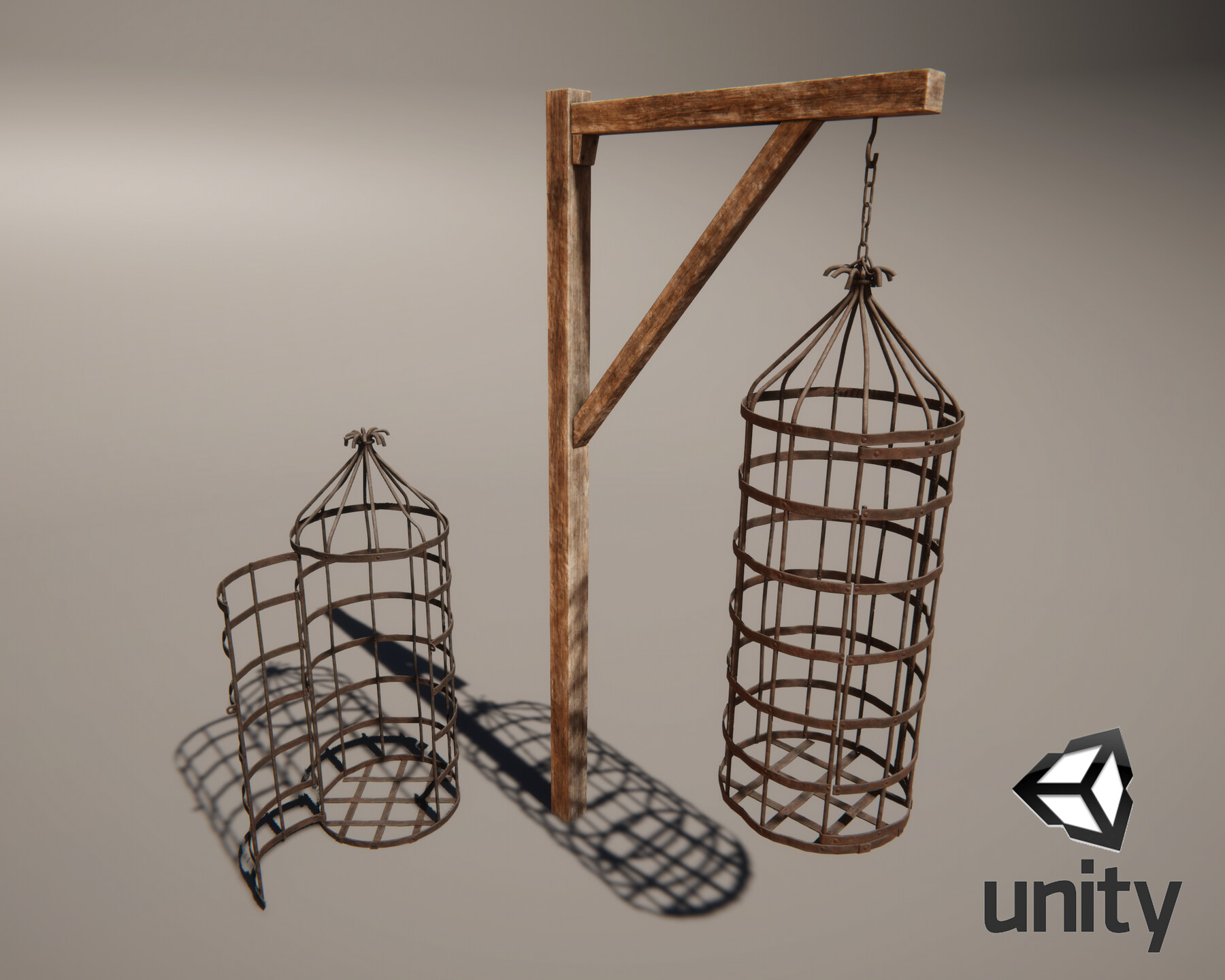 ArtStation - Medieval Cage PBR | Game Assets