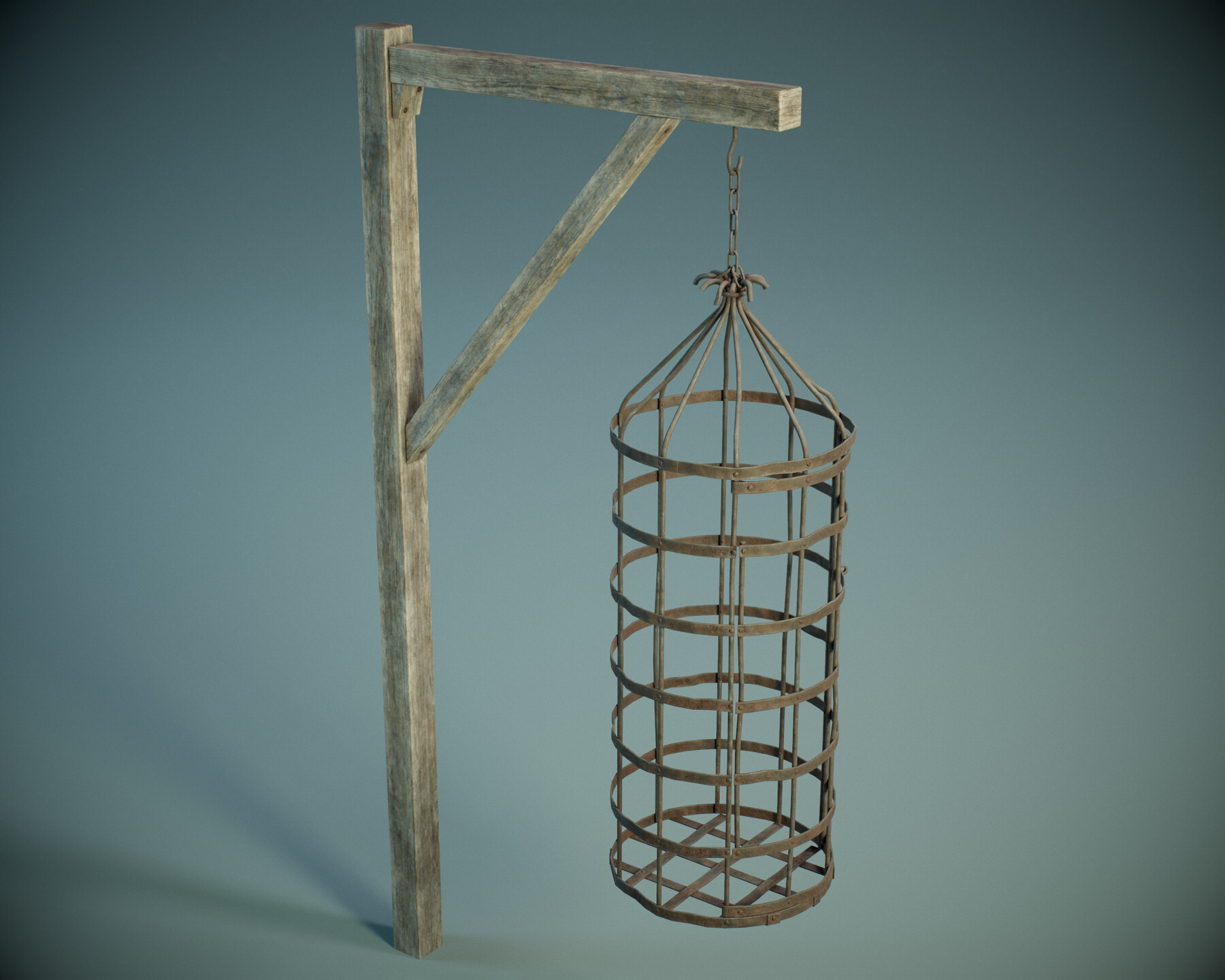 ArtStation - Medieval Cage PBR | Game Assets