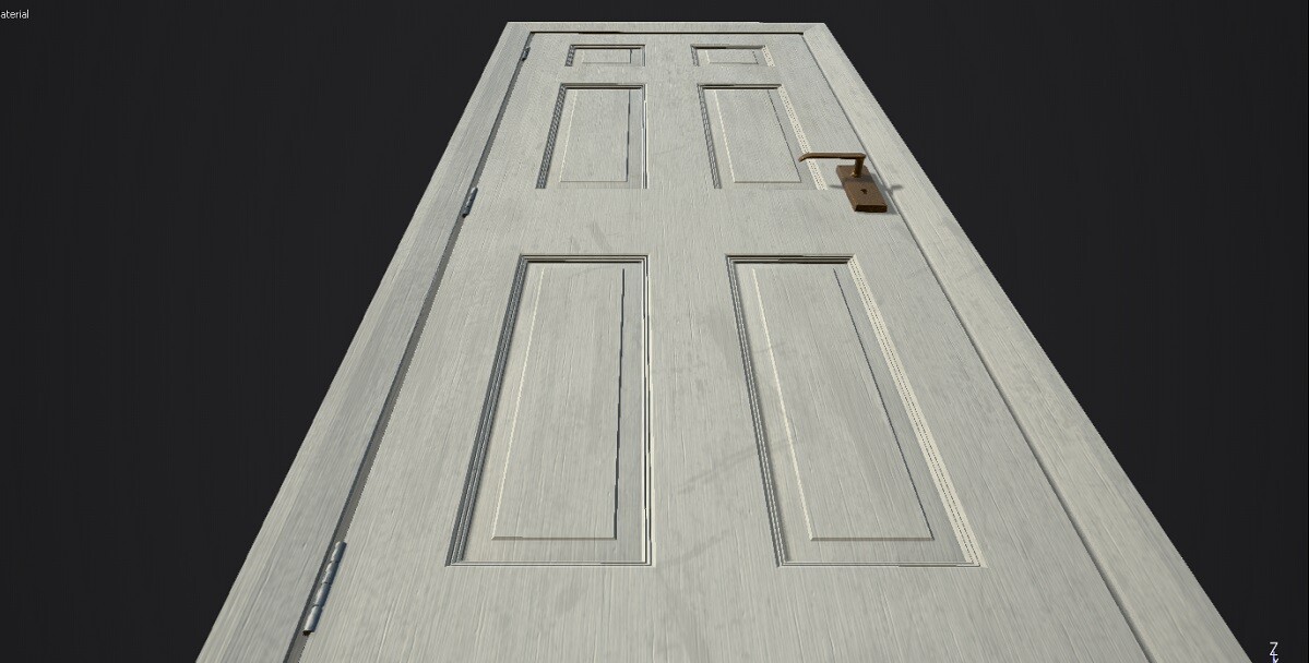 ArtStation - Wooden Door 3D Model | Game Assets