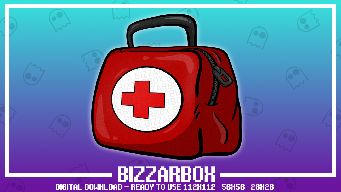 ArtStation - Twitch Emote: Med Kit Health | Artworks