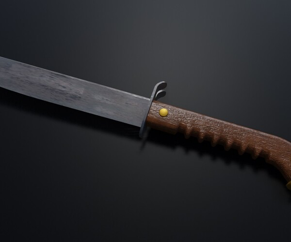 ArtStation - Rusty Dagger | Game Assets