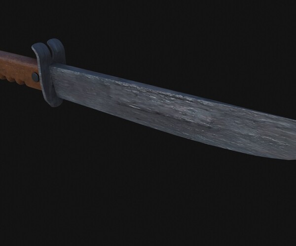 ArtStation - Rusty Dagger | Game Assets