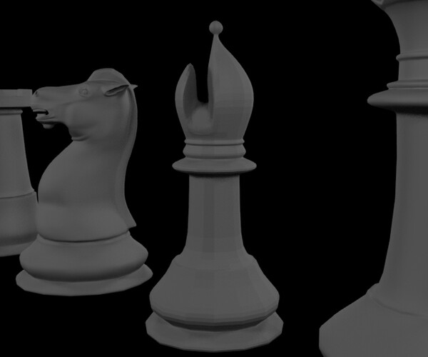 ArtStation - Chess Pieces | Game Assets
