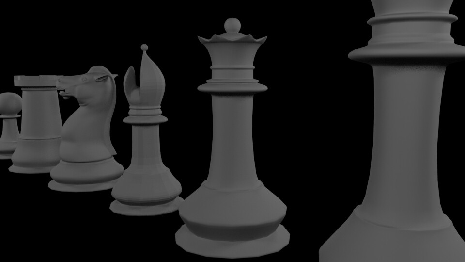 ArtStation - Chess Pieces | Game Assets