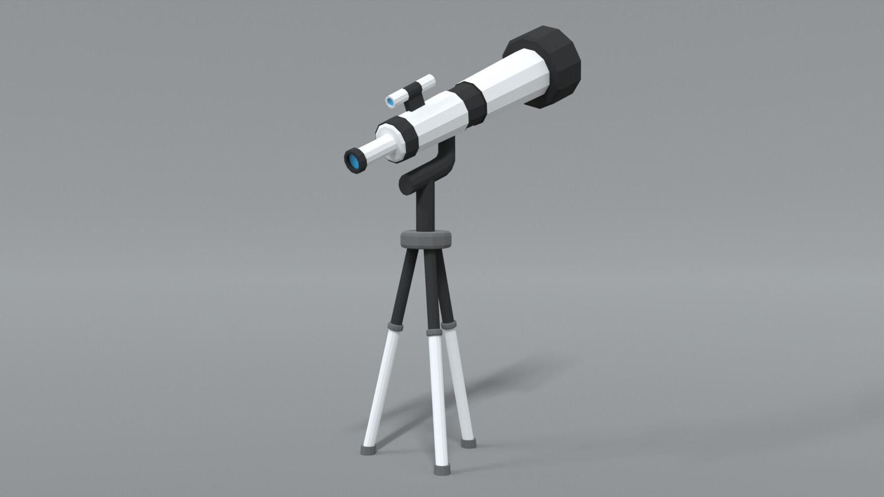 ArtStation - Low Poly Cartoon Telescope | Game Assets