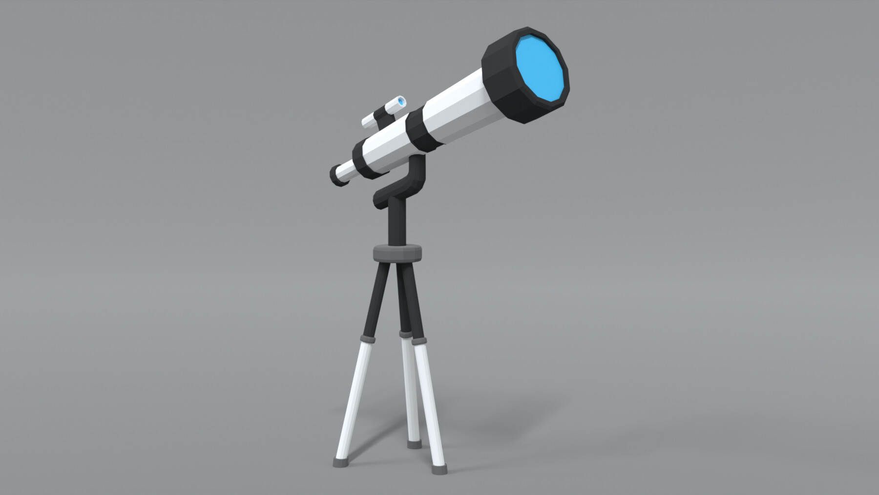 ArtStation - Low Poly Cartoon Telescope | Game Assets
