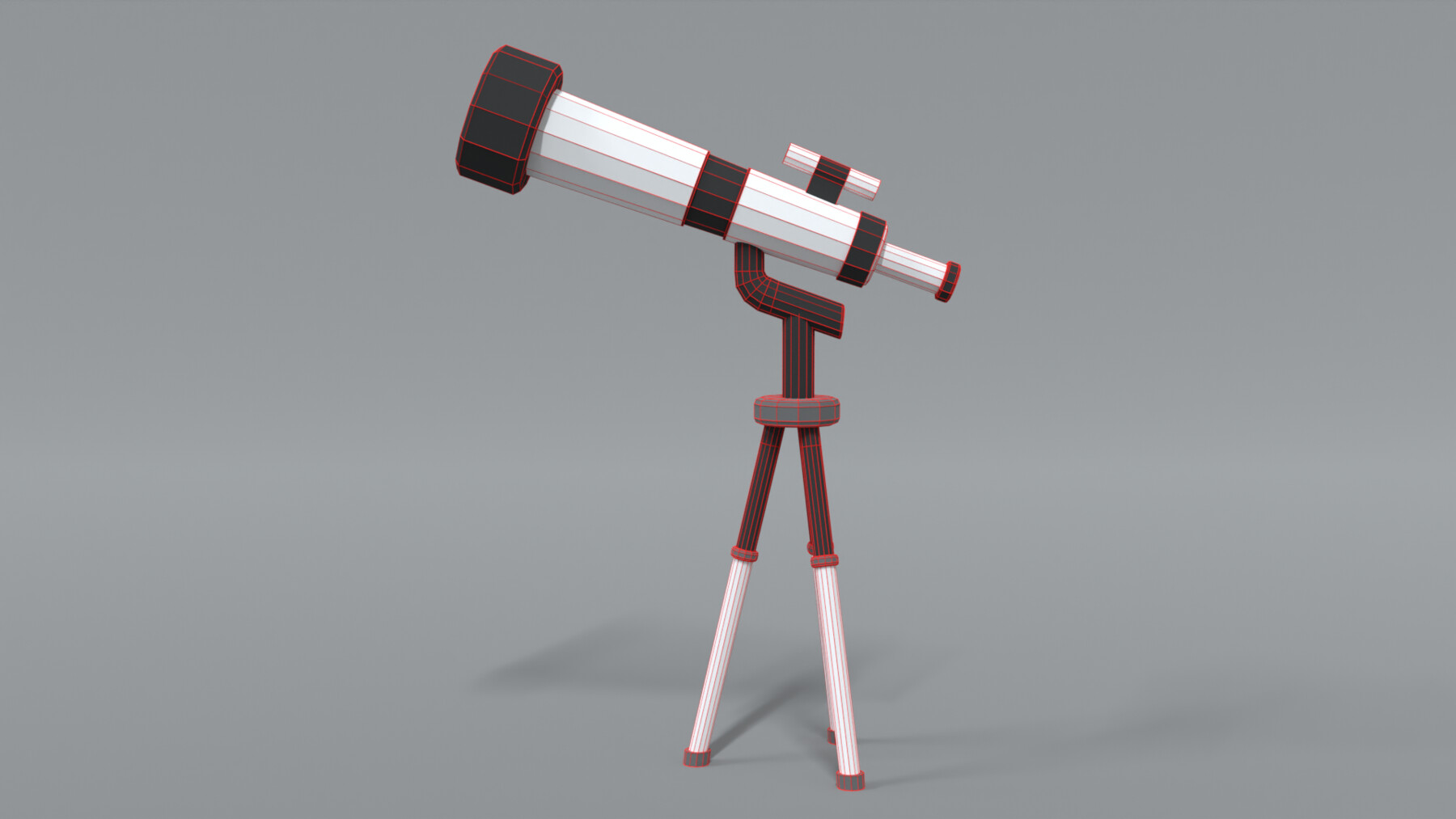 ArtStation - Low Poly Cartoon Telescope | Game Assets