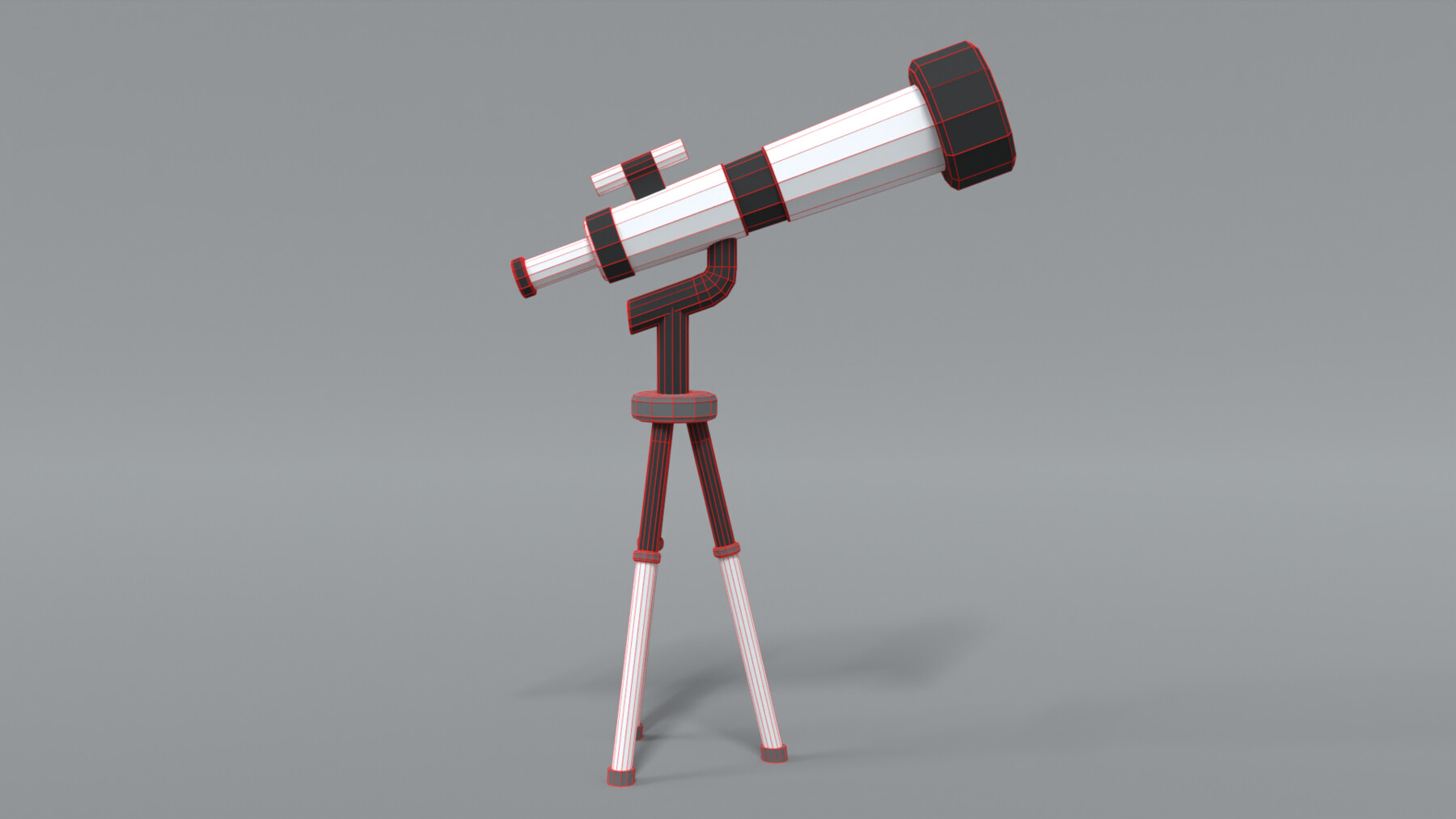 ArtStation - Low Poly Cartoon Telescope | Game Assets