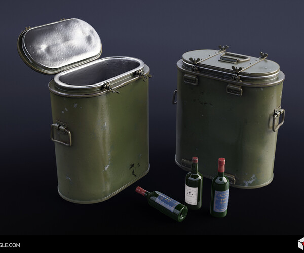 ArtStation - WWII German Asset Bundle #1 Lowpoly | Game Assets