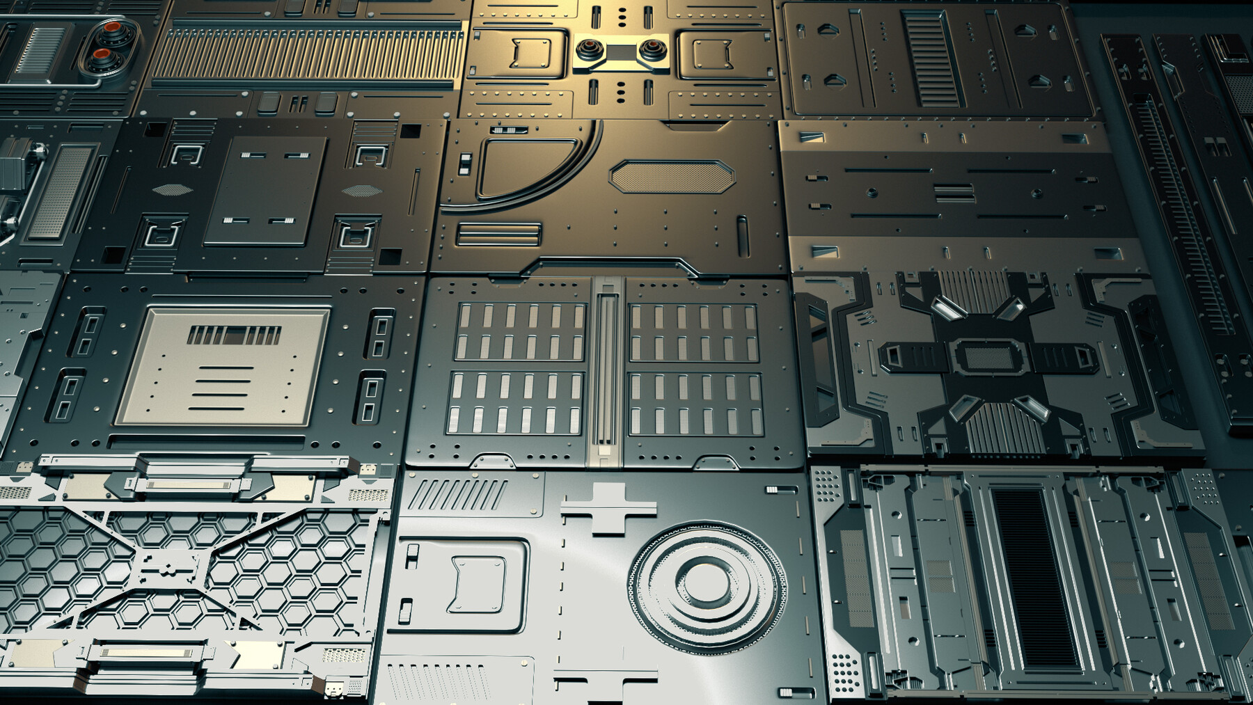 ArtStation - Sci-Fi Panels | Resources