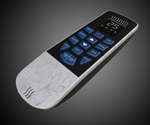 ArtStation - Air Conditioner Remote | Game Assets