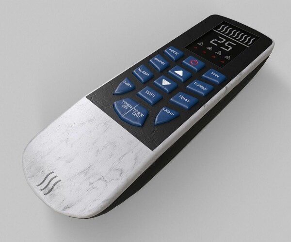 ArtStation - Air Conditioner Remote | Game Assets